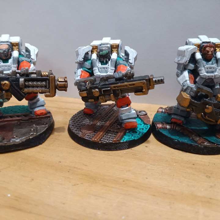 3D Print of Thunderlords Exo-Frames by Oragrimm