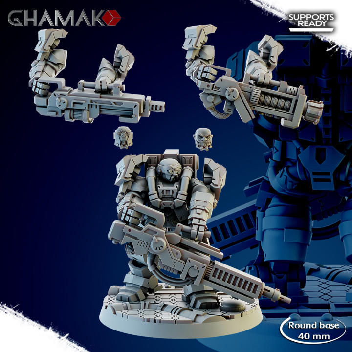 3D Printable Thunderlords Exo-Frames by Ghamak