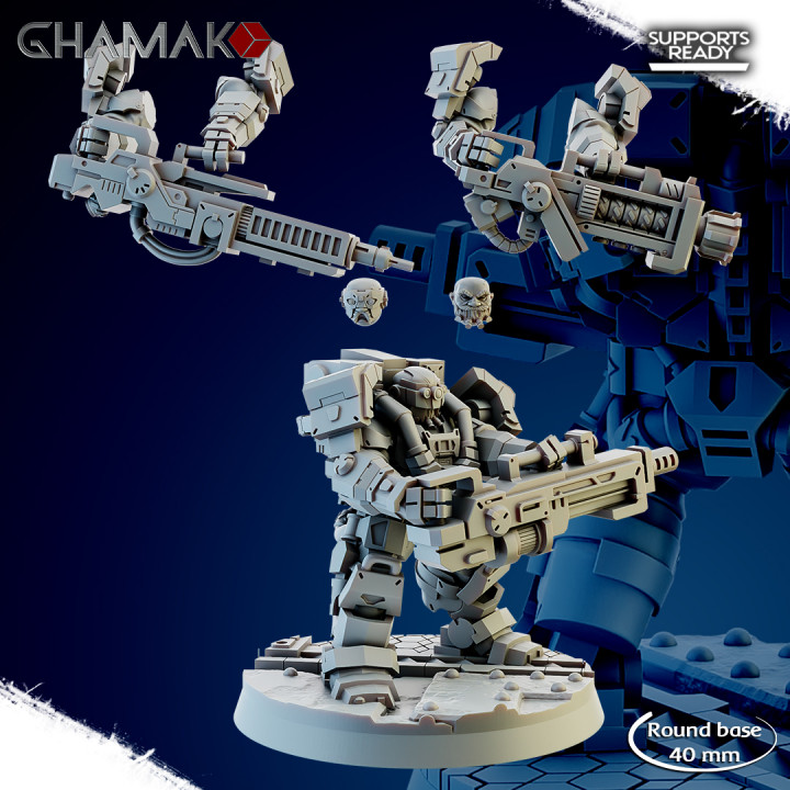 3D Printable Thunderlords Exo-Frames by Ghamak