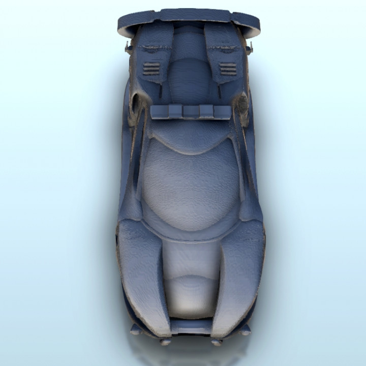 3D Printable SF police flying car 9 - Scifi Science fiction SF ...