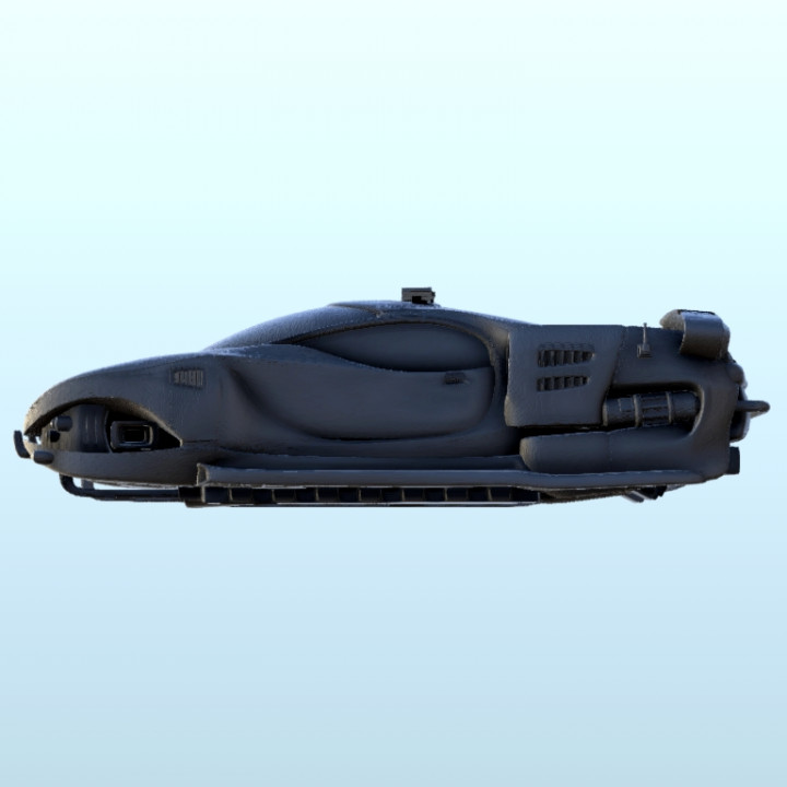 3D Printable SF police flying car 9 - Scifi Science fiction SF ...