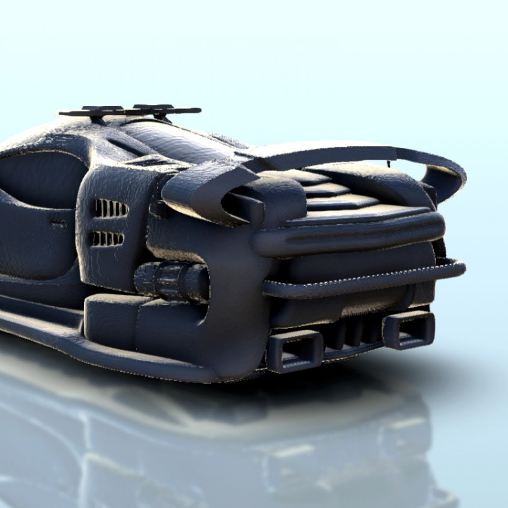 3D Printable SF police flying car 9 - Scifi Science fiction SF ...