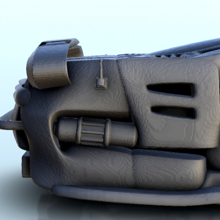 3D Printable SF police flying car 9 - Scifi Science fiction SF ...