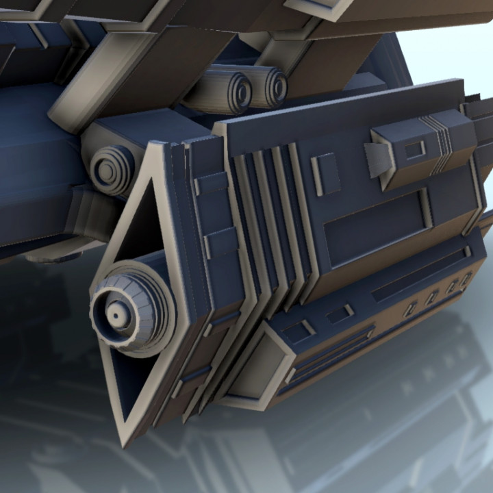 3D Printable Erebe spaceship 11 - BattleTech MechWarrior Scifi Science ...