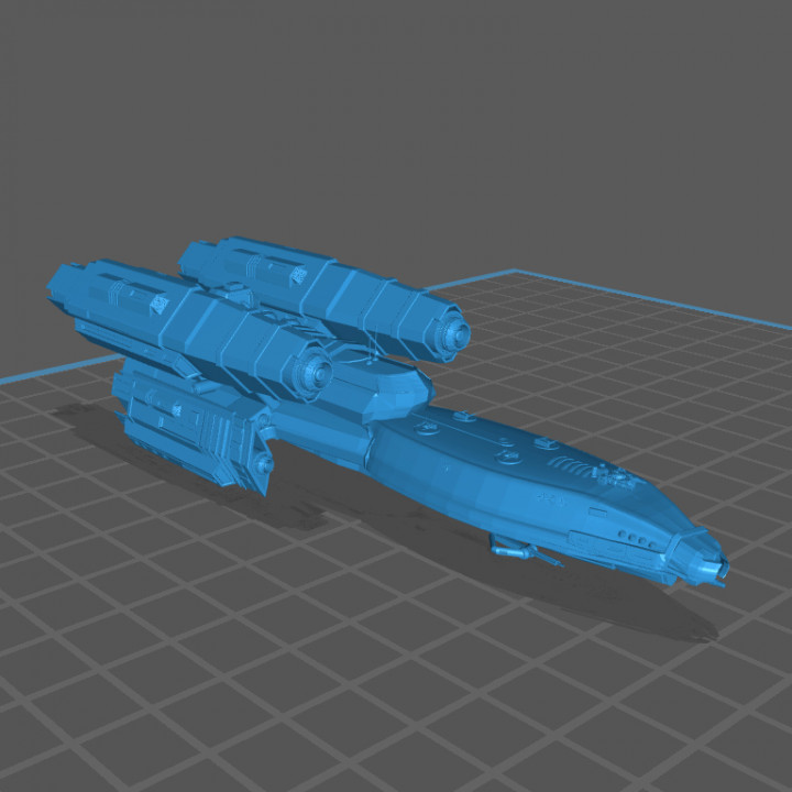 3D Printable Erebe spaceship 11 - BattleTech MechWarrior Scifi Science ...