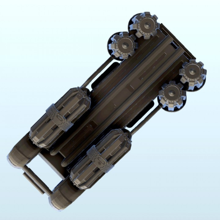 3D Printable SF flying car with tanks 18 - BattleTech MechWarrior Scifi ...