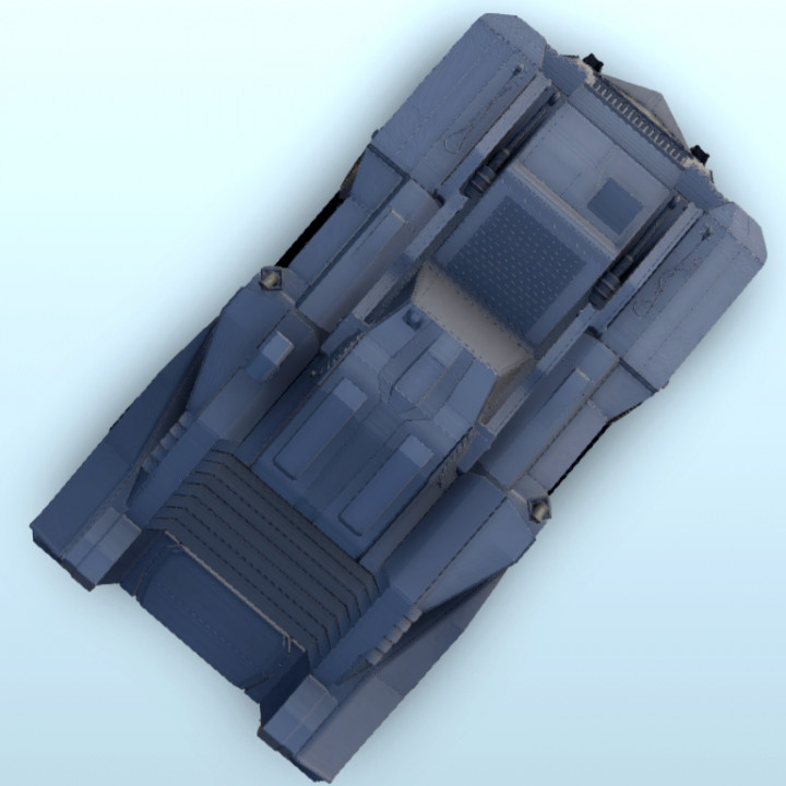 3D Printable Massive SF vehicle on 6 wheels - BattleTech MechWarrior ...