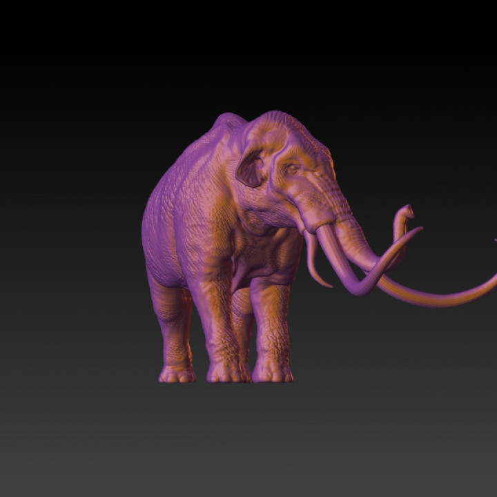 3D Printable mammoth - Rpg monster by PrintPleasure