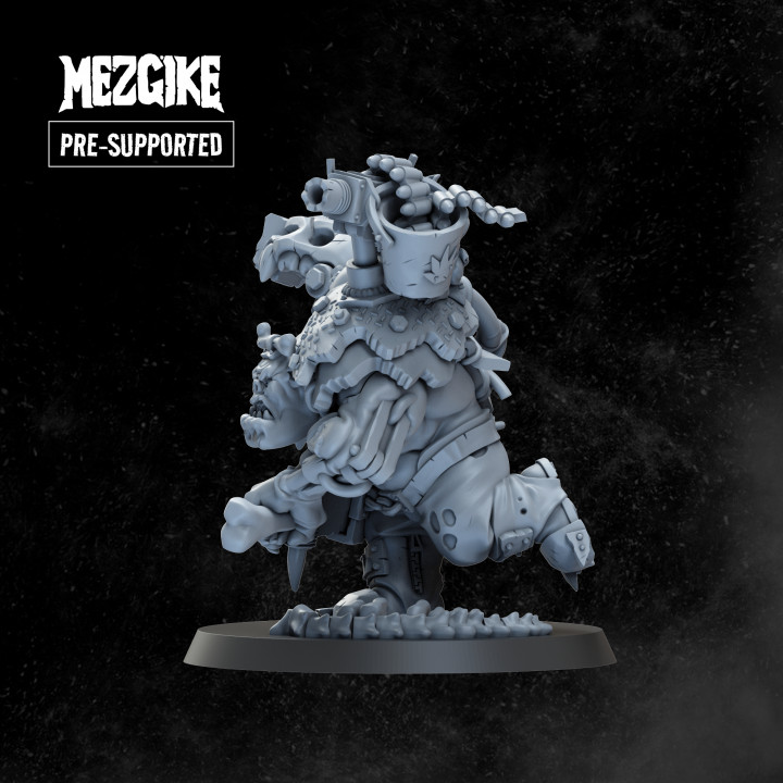 3D Printable Bogbog Bonehead, da beast hunter boss (pre-supported) by ...