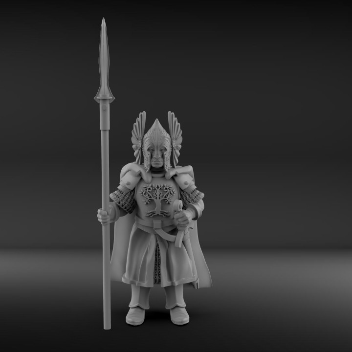 3D Printable King Guard LastHighmenWarrior by SoldiersofHumankind