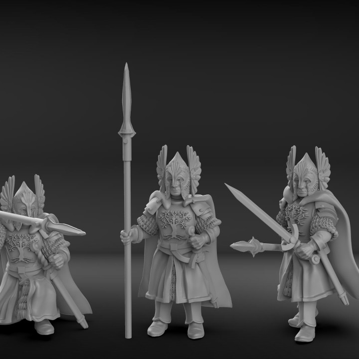 3D Printable King Guard LastHighmenWarrior by SoldiersofHumankind