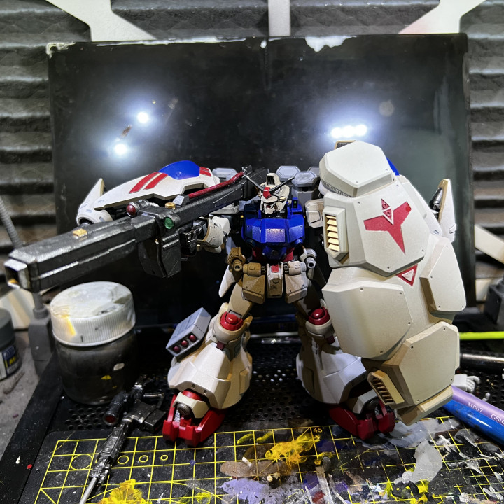 3D Printable HGUC Rick Dom Beam Bazooka from Gundam by Delphino Huang