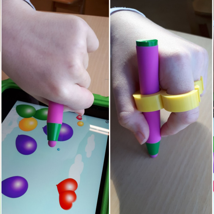 3D Printable Writing Aid by Nils