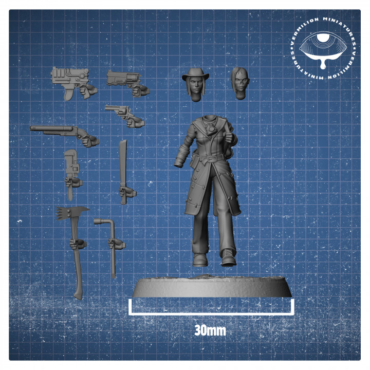 3D Printable Wastelander 2 by Vermilion Miniatures