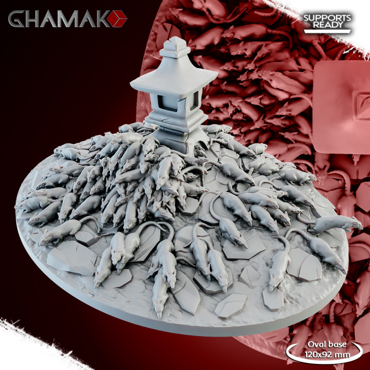 3D Printable Rats Permanent Spells by Ghamak