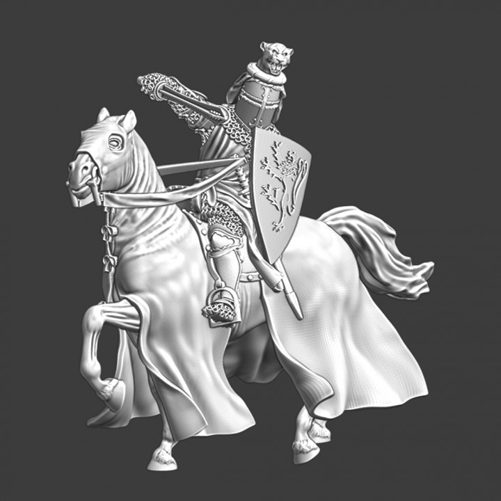 3D Printable Medieval Knight, Louis I Count of Flanders by Northern ...
