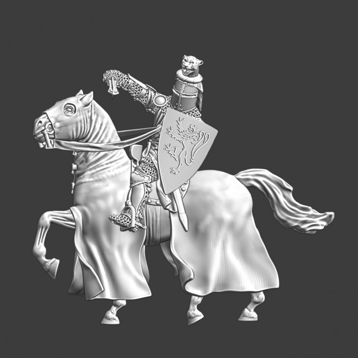3D Printable Medieval Knight, Louis I Count of Flanders by Northern ...