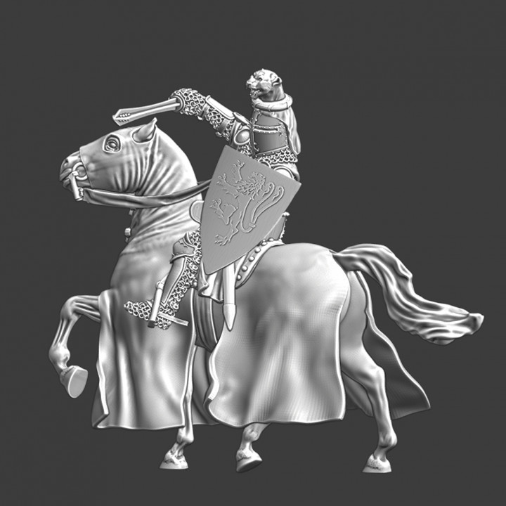 3D Printable Medieval Knight, Louis I Count of Flanders by Northern ...