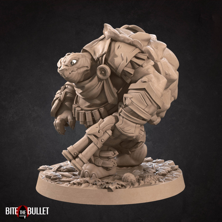 3D Printable Tortle Hunter (2 Versions) by Bite the Bullet