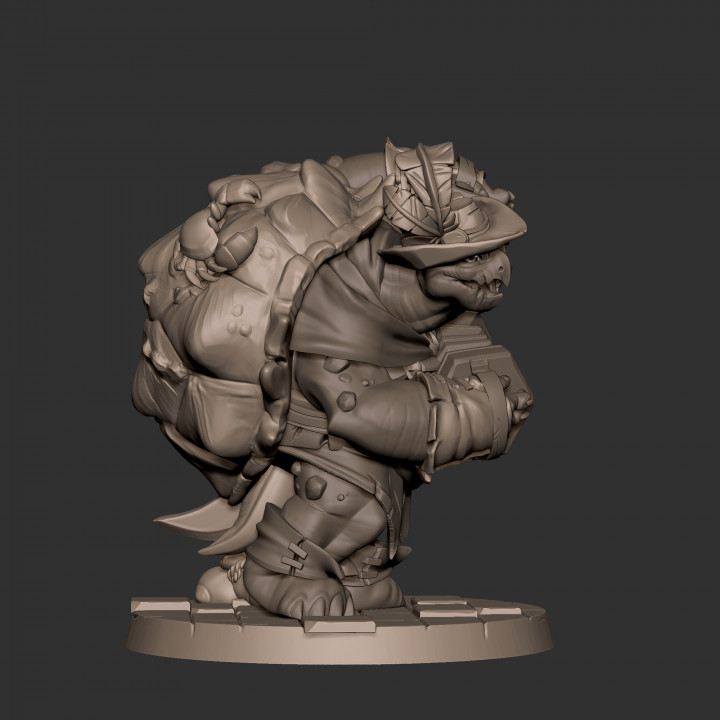 3D Printable Tortle Bard by Bite the Bullet