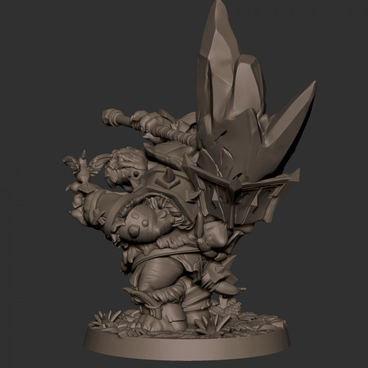 3D Printable Tortle Barbarian by Bite the Bullet