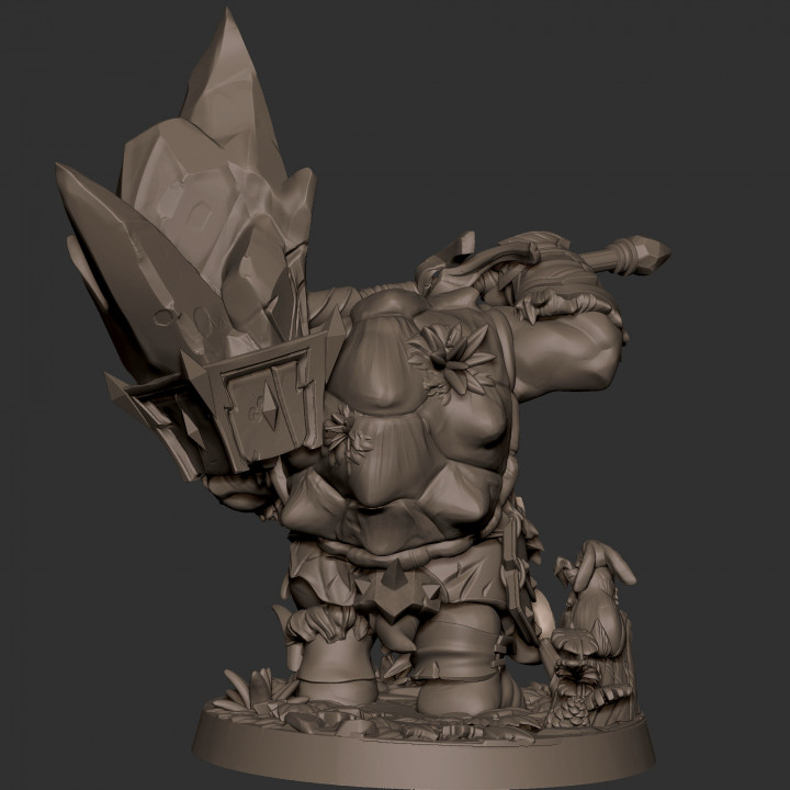 3D Printable Tortle Barbarian by Bite the Bullet
