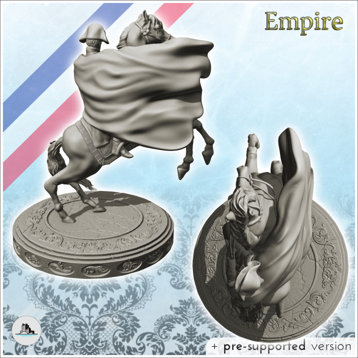 3D Printable Napoleon Bonaparte crossing the Alps / from Jacques-Louis ...