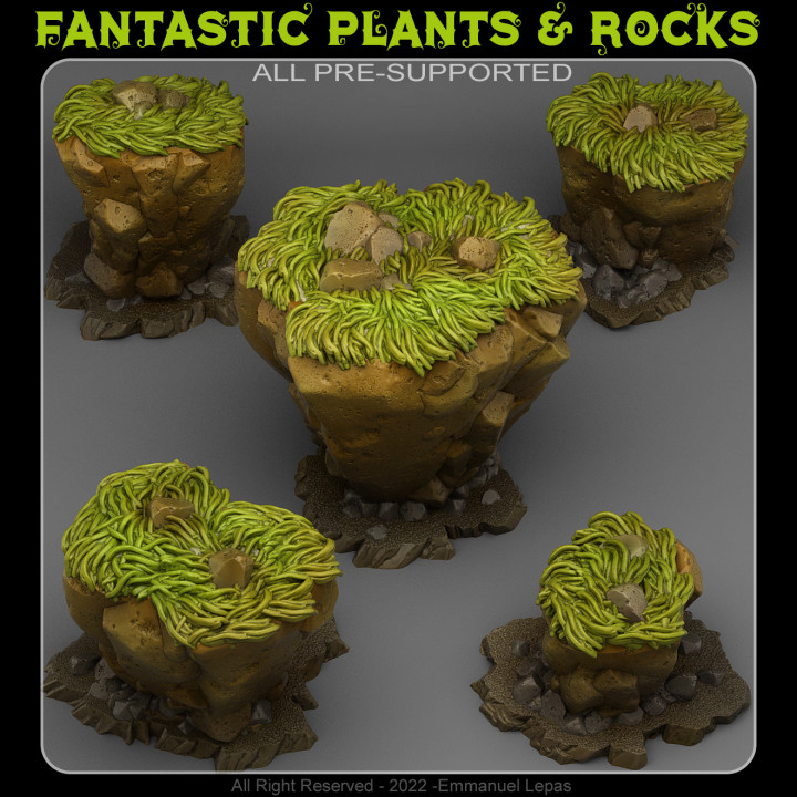 3D Printable FANTASY LOST ROCKS by Fantastic Plants And Rocks