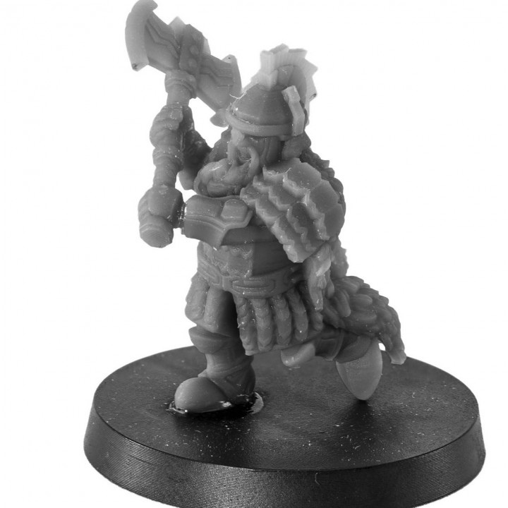 3D Printable Dain Ironfoot, king dwarf by Empire Miniatures