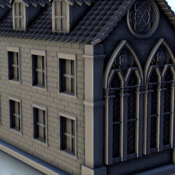 3D Printable Gothic building 1 - Middle Age SAGA Medieval Fantasy ...