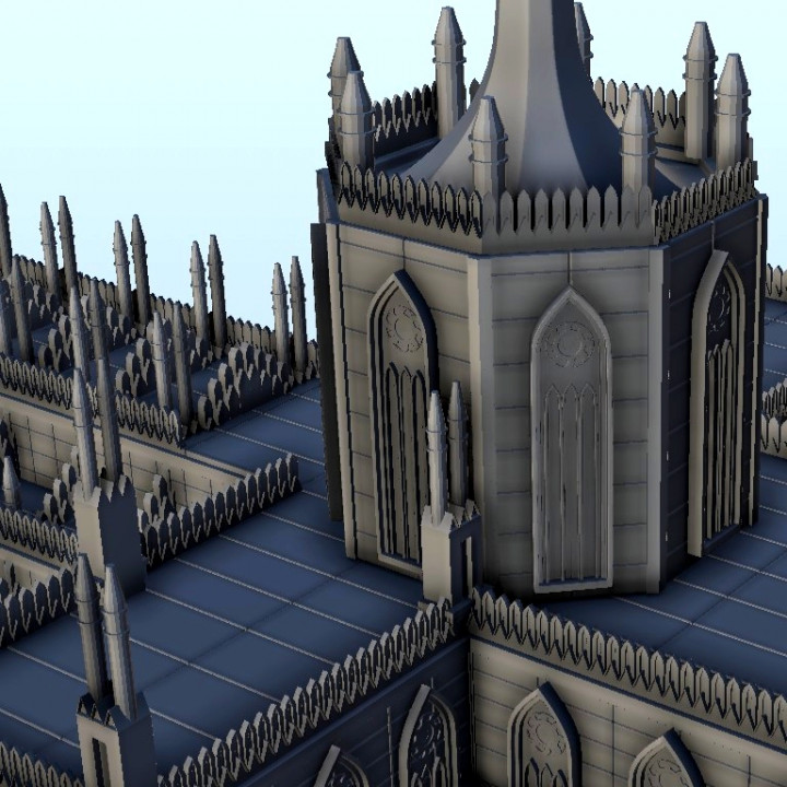 3D Printable Gothic church 6 - Middle Age SAGA Medieval Fantasy ...