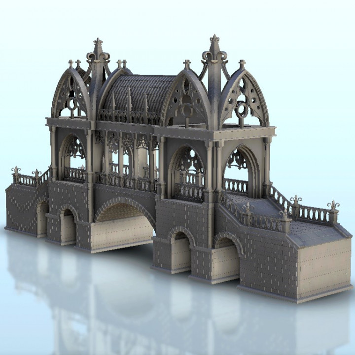 3D Printable Gothic bridge 10 - Middle Age SAGA Medieval Fantasy ...