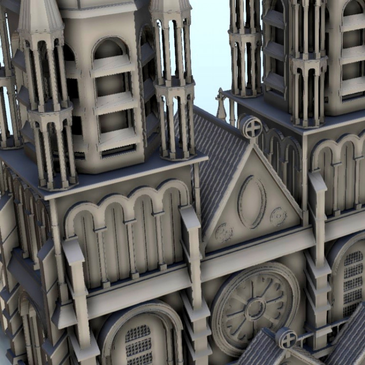 3D Printable Gothic cathedrale 11 - Middle Age SAGA Medieval Fantasy ...