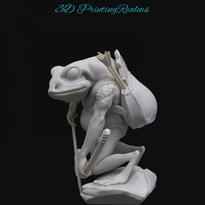 3D Printable Frog archer by 3DprintingRealms