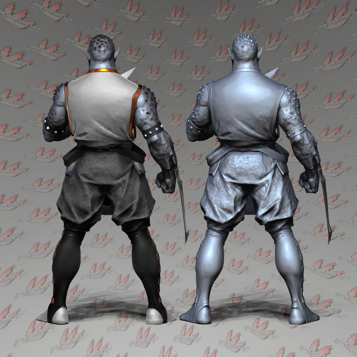 3D Printable BLADEFIGHTER by Alex