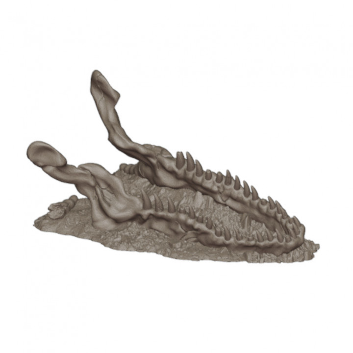 3D Printable Jaw Dragon Bone by Dani Amengual