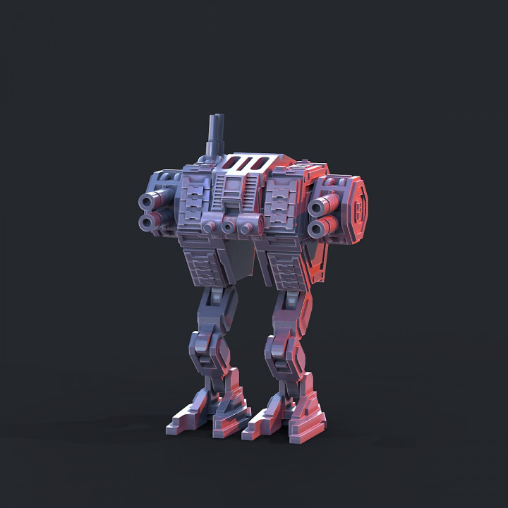 3D Printable Mech HM44 - Moving Joints by TheSurrealFactory