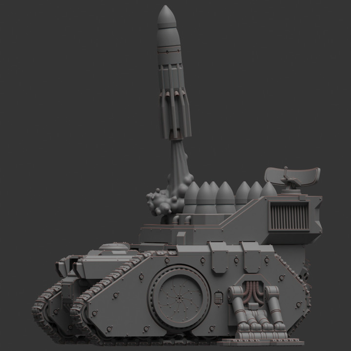 3D Printable Scion - Palaemon Artillery Tank by DivergingRealm