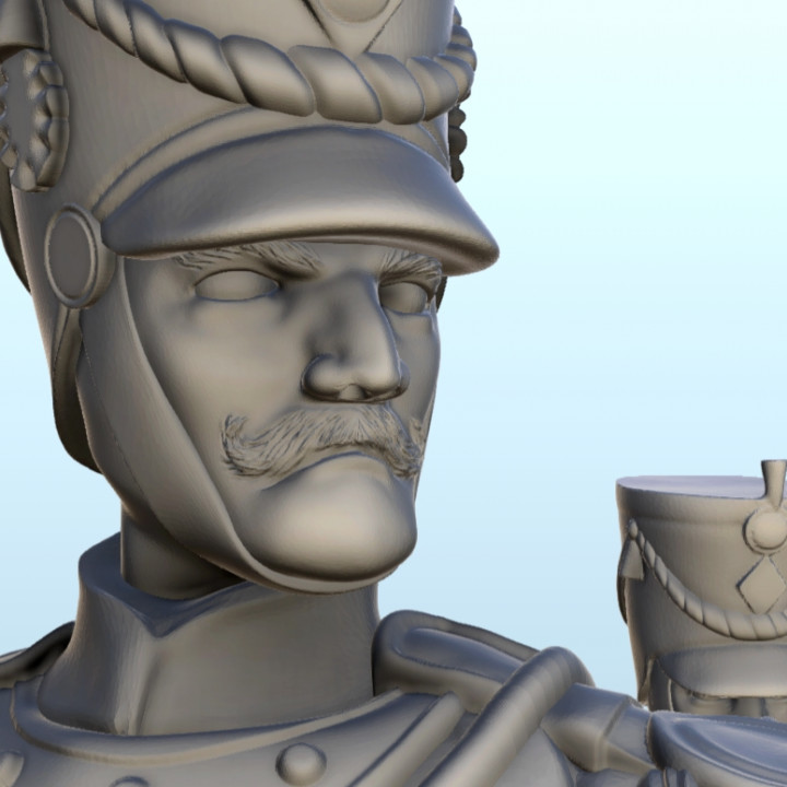 3D Printable French Napoleonic artillery 3 - Great Army Napoleon XIXe ...