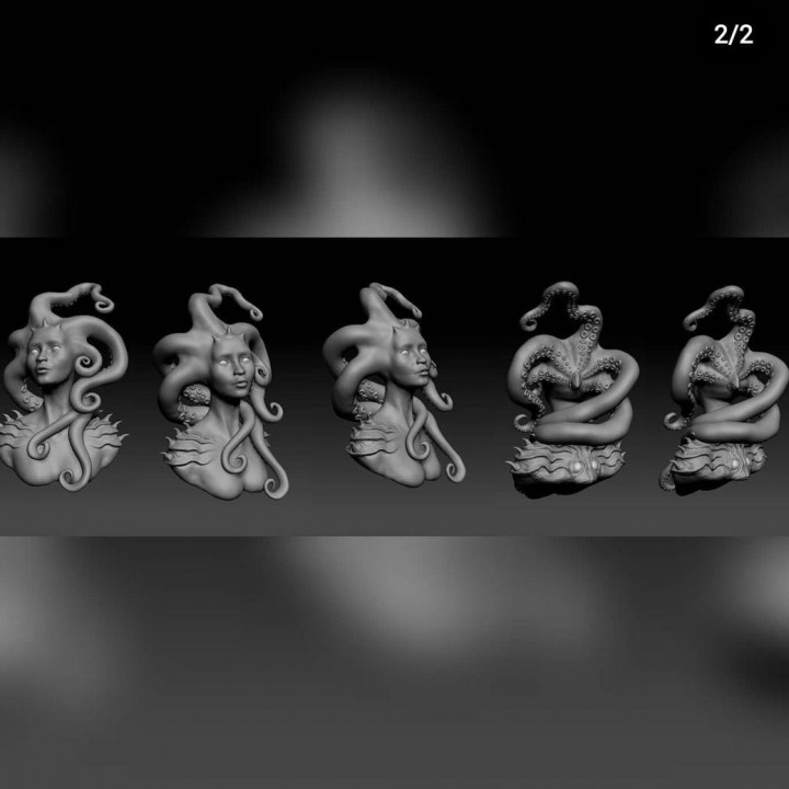 3D Printable Octopoid by Gloria Baltimore