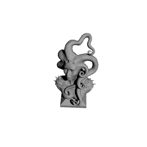 3D Printable Octopoid by Gloria Baltimore