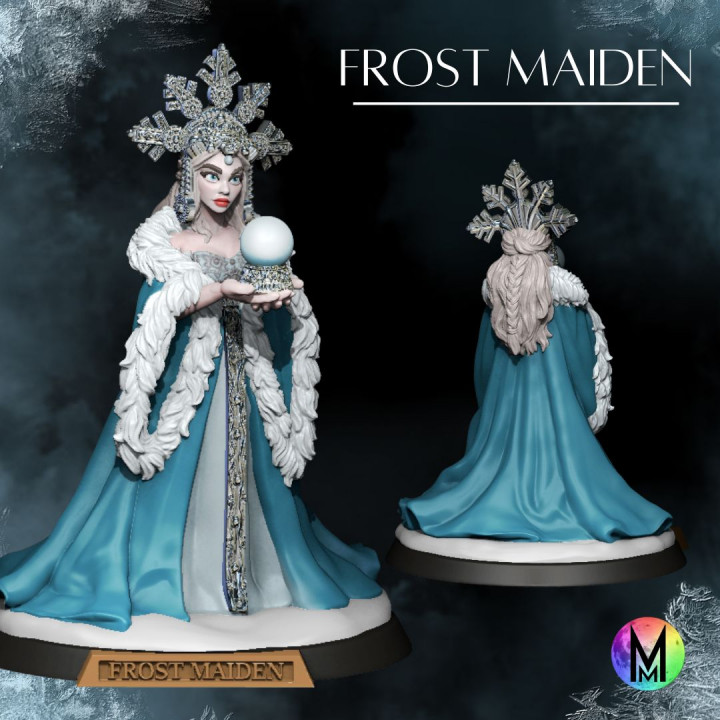 3D Printable Elf - Frost Elf Queen by Moonlight Minis- Christine Van Patten