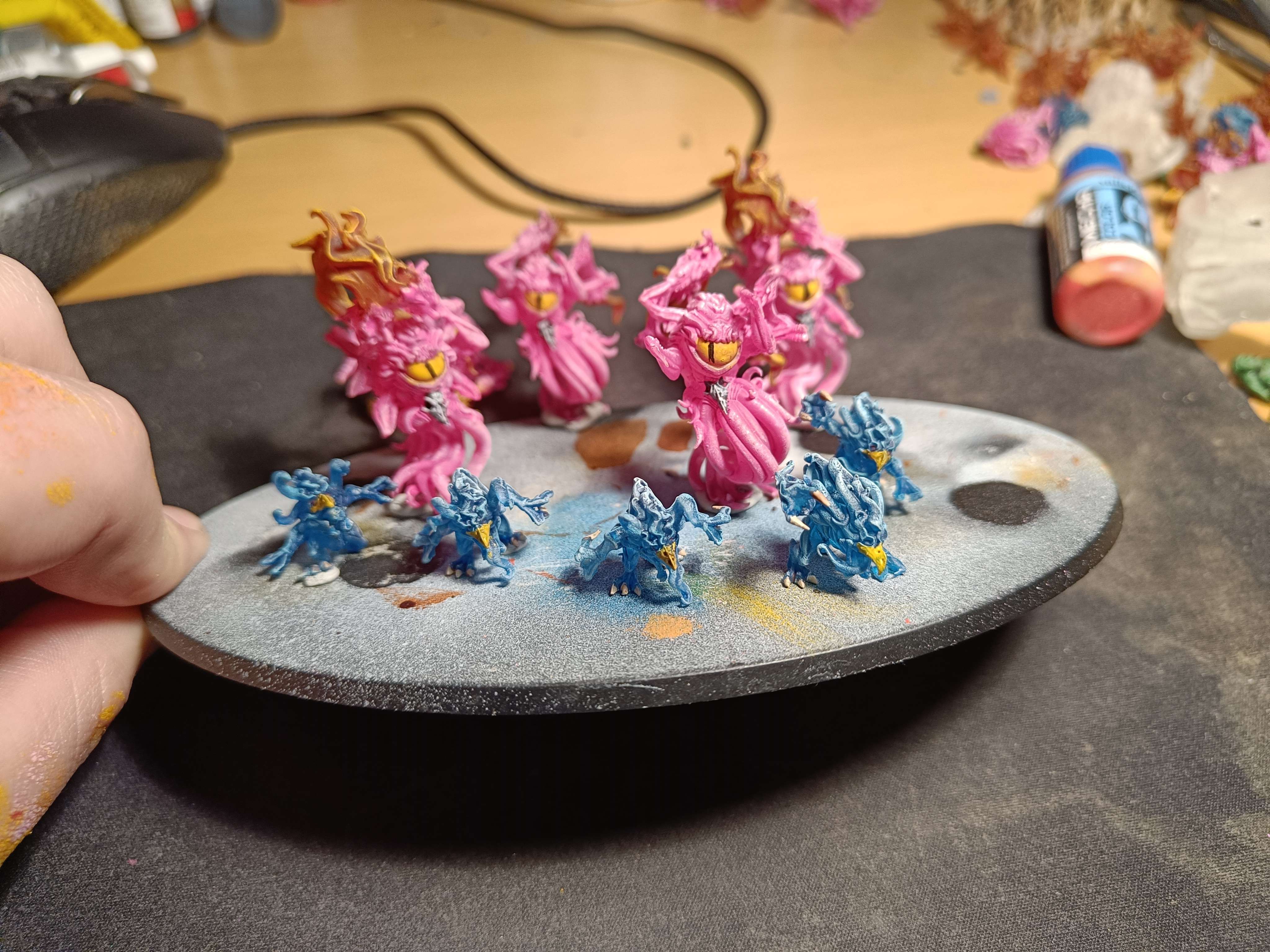 3D Printable Chaos Change - Demonic Familiar of Flame Unit by WildMesh