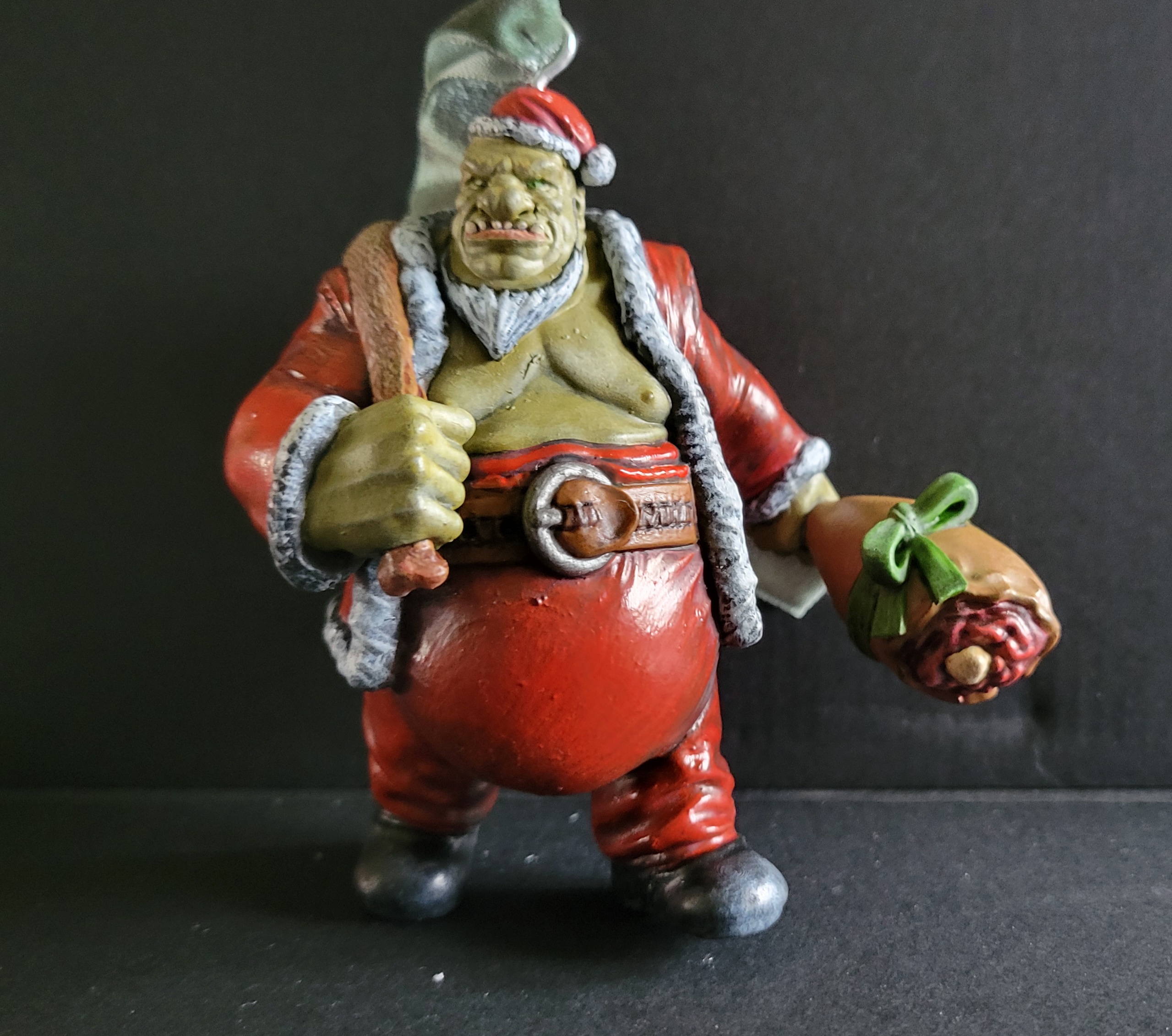 3D Printable Santa Ogre - Mini + Tree Decoration by SabertoothCollectibles