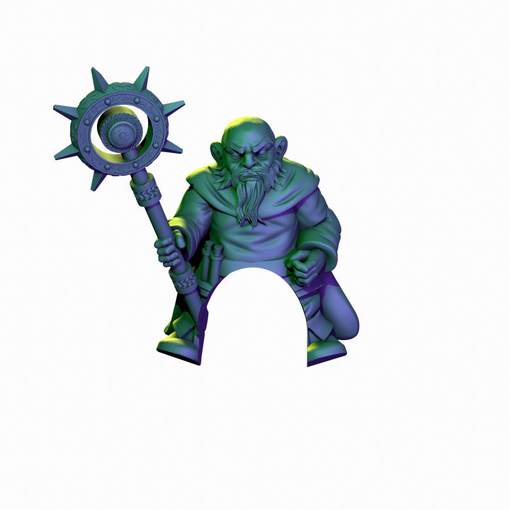 3D Printable 10 Wizards Riding Version: Gnome, Dwarf, Necromancer ...