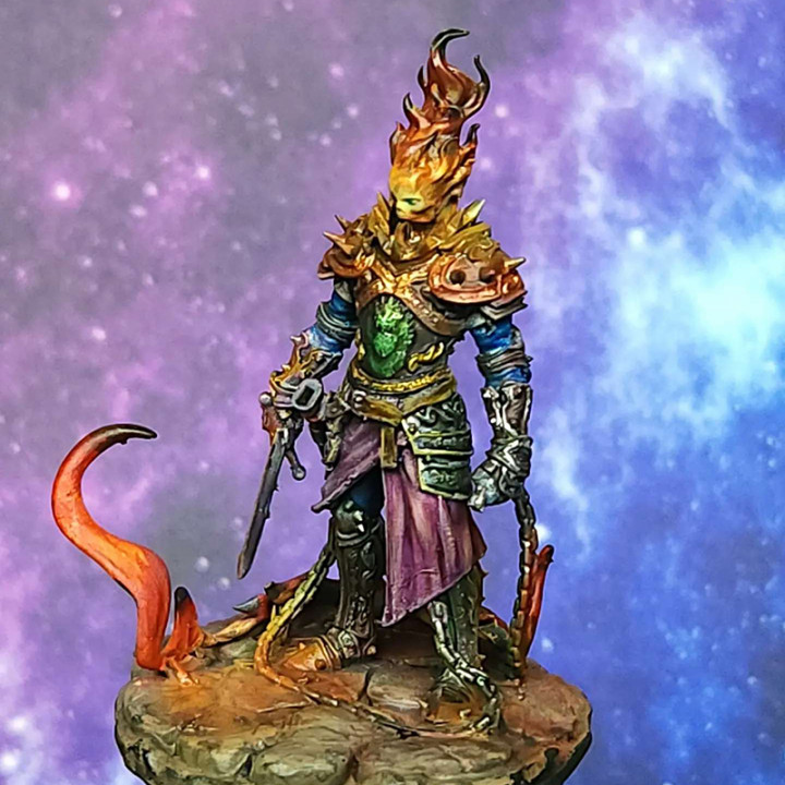 3D Printable Furio Dvorga - Cursed Knight (Pose 2) by Ronin Arts Workshop