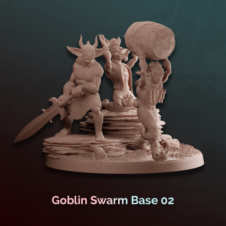 3D Printable Goblins Group 02 by Artificers_Mini