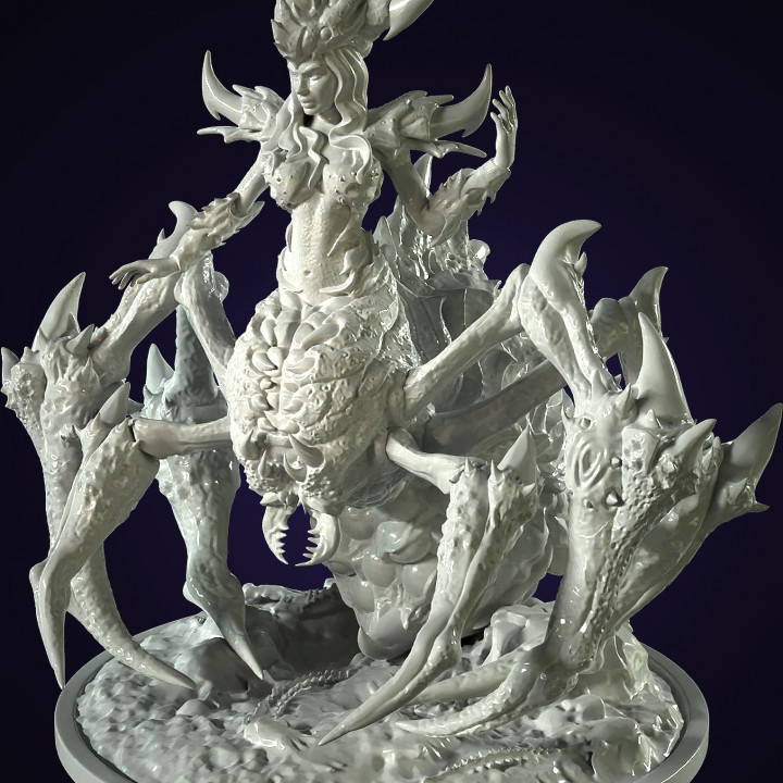 3D Printable Spider Queen by HoldMyMiniatures