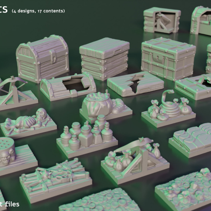 3D Printable Surprise chests ! Customable design and content by Suhland ...