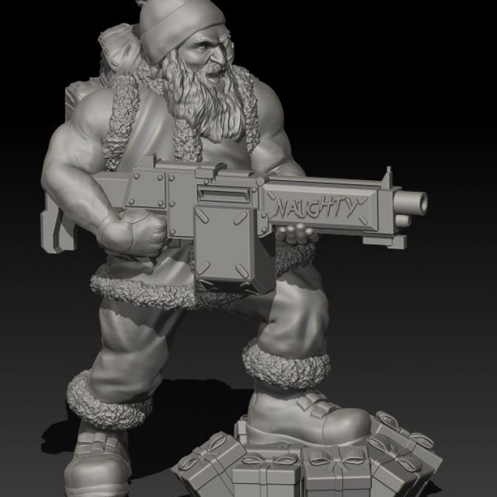 3D Printable Sgt. Nick Saint by Mad Robot Miniatures